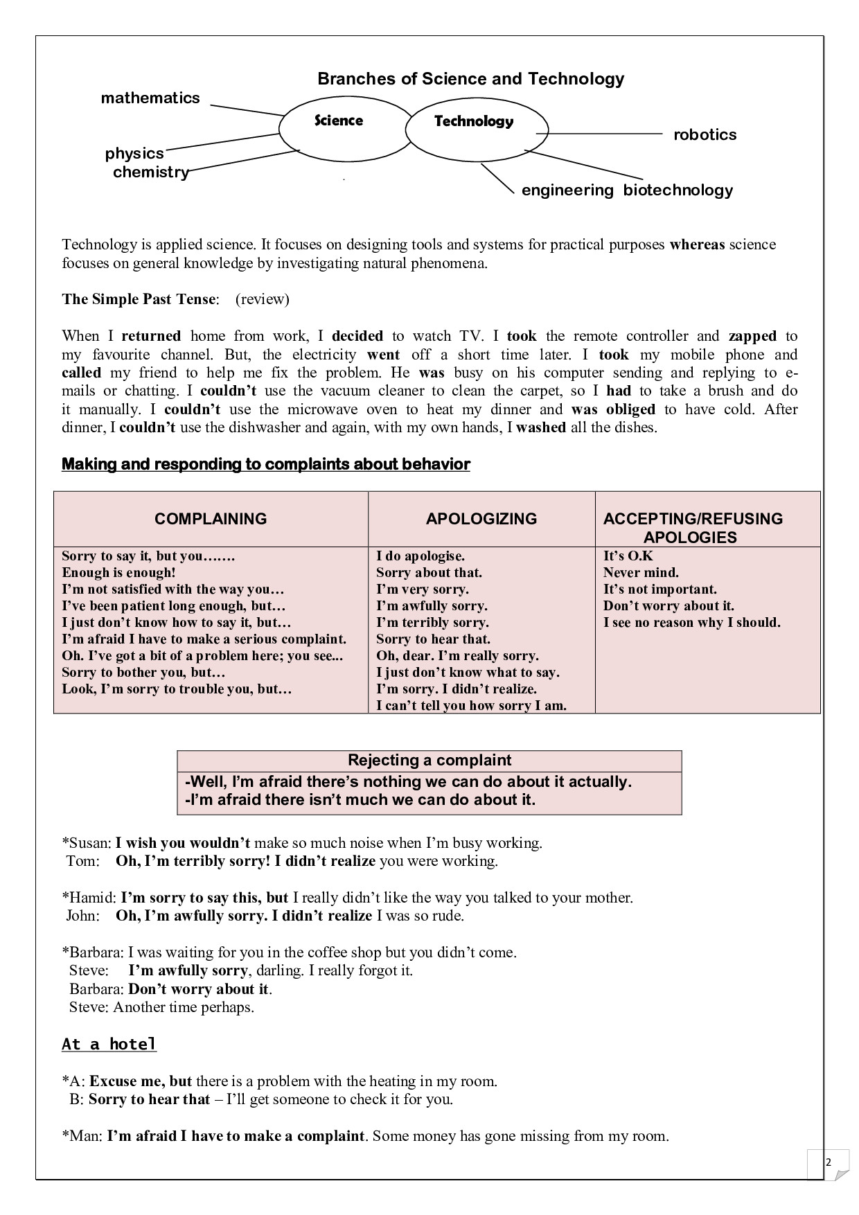 Unit 5 - Science and technology - Lesson - AlloSchool