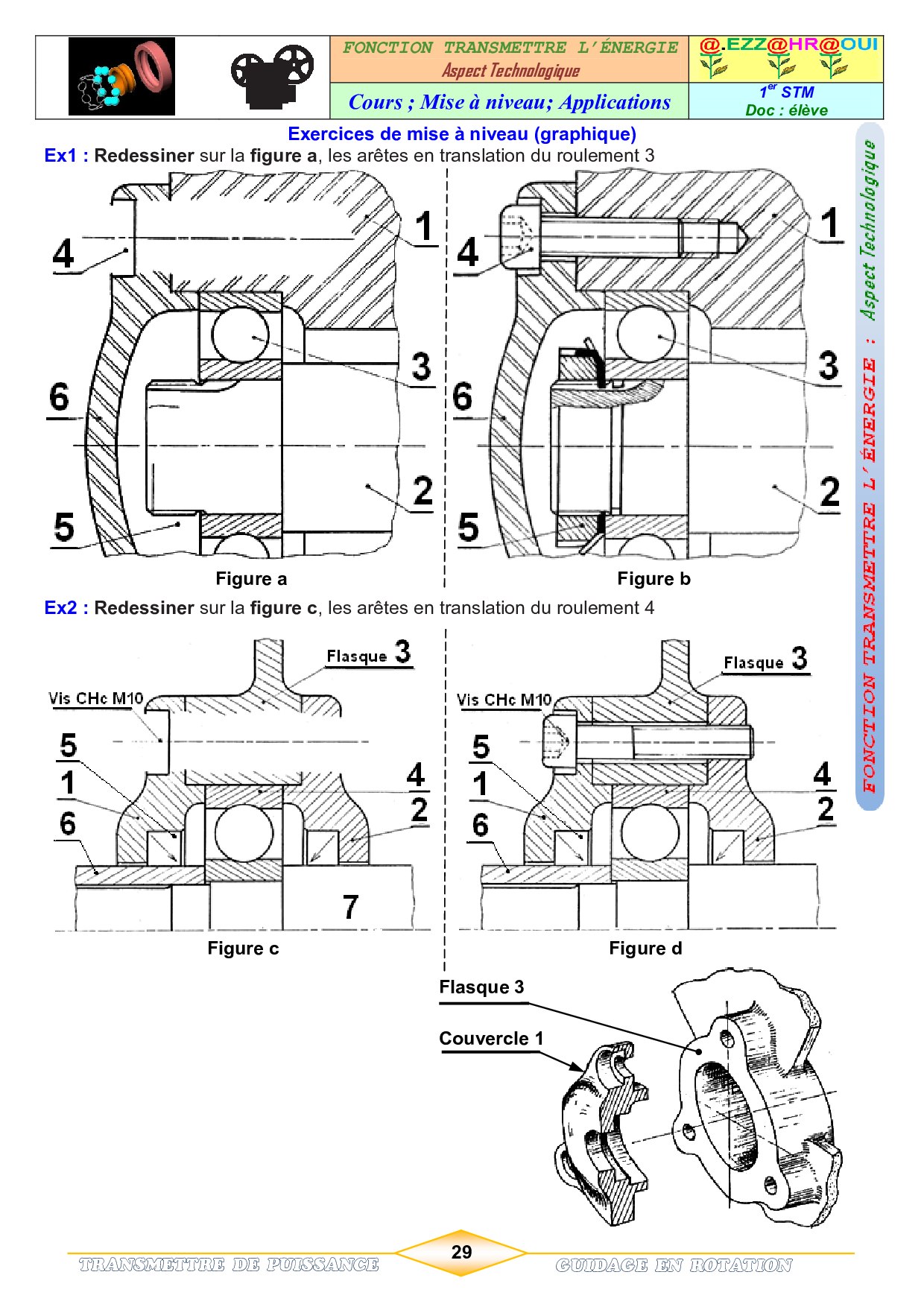 Guidage en rotation - Exercices - AlloSchool