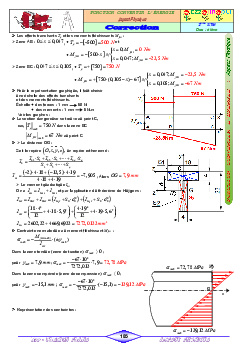 RDM (Flexion) - Corrigés d'exercices - AlloSchool