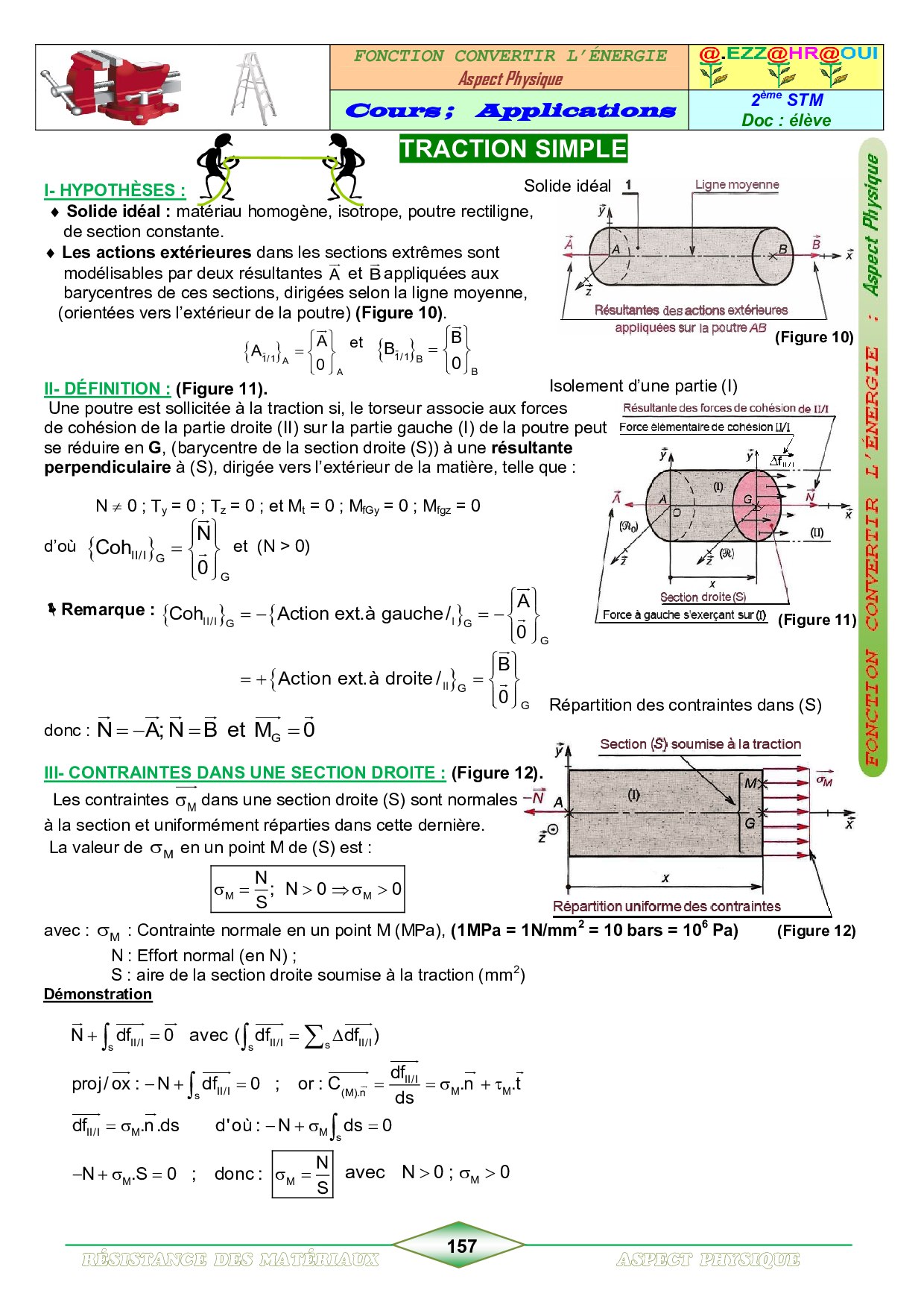 RDM (Traction) - Cours - AlloSchool