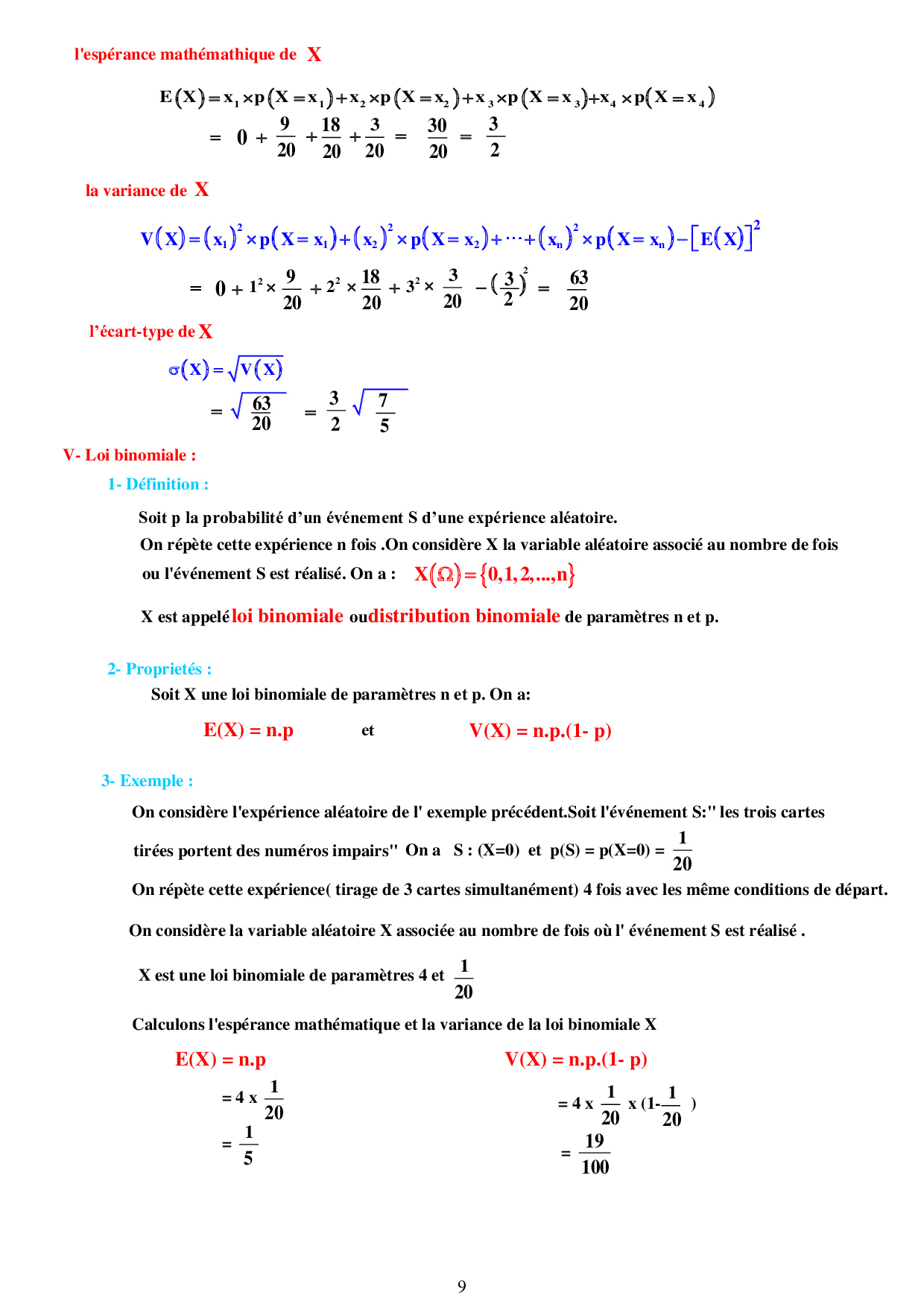 Probabilités - Cours 1 - AlloSchool