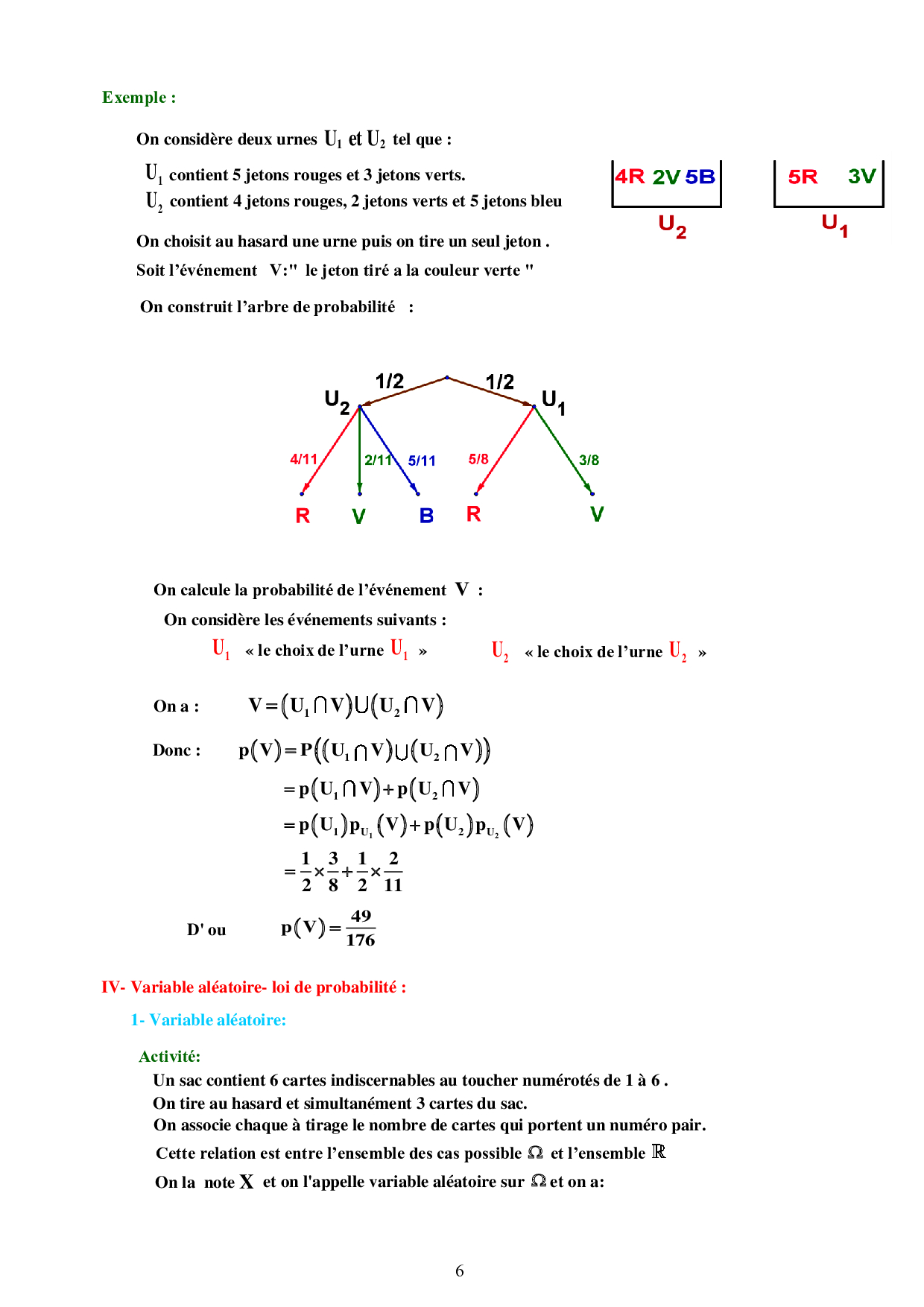 Probabilités - Cours 1 - AlloSchool