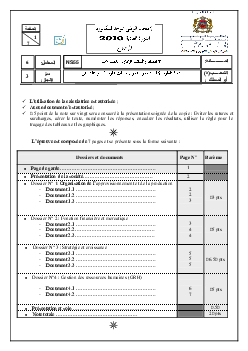 Examen EOAE 2 Bac SGC 2010 Session Normale - Sujet - AlloSchool