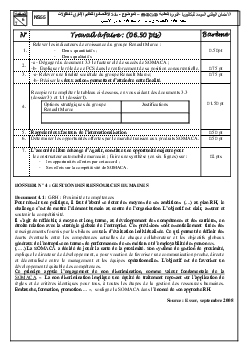 Examen EOAE 2 Bac SGC 2010 Session Normale - Sujet - AlloSchool