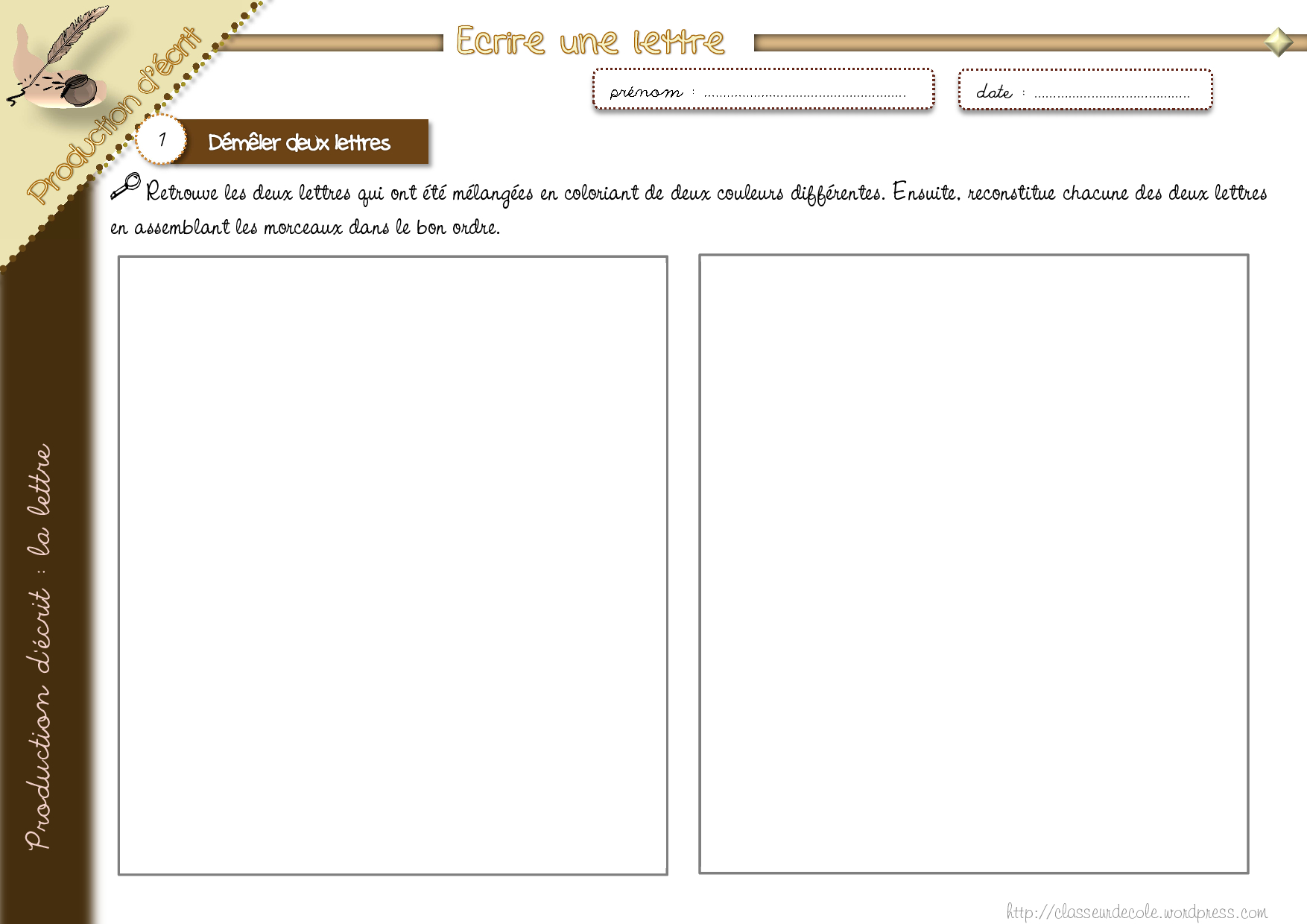 Rédaction d'une lettre personnelle (Exercices) - AlloSchool