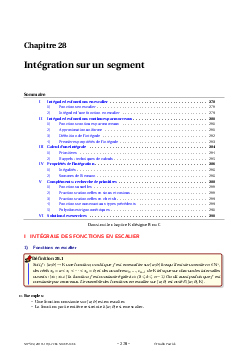 Intégration sur un segment - Cours - AlloSchool