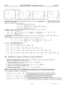 Les matrices : Cours - AlloSchool