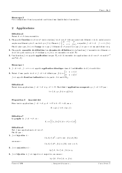 Ensembles et applications : Cours - AlloSchool