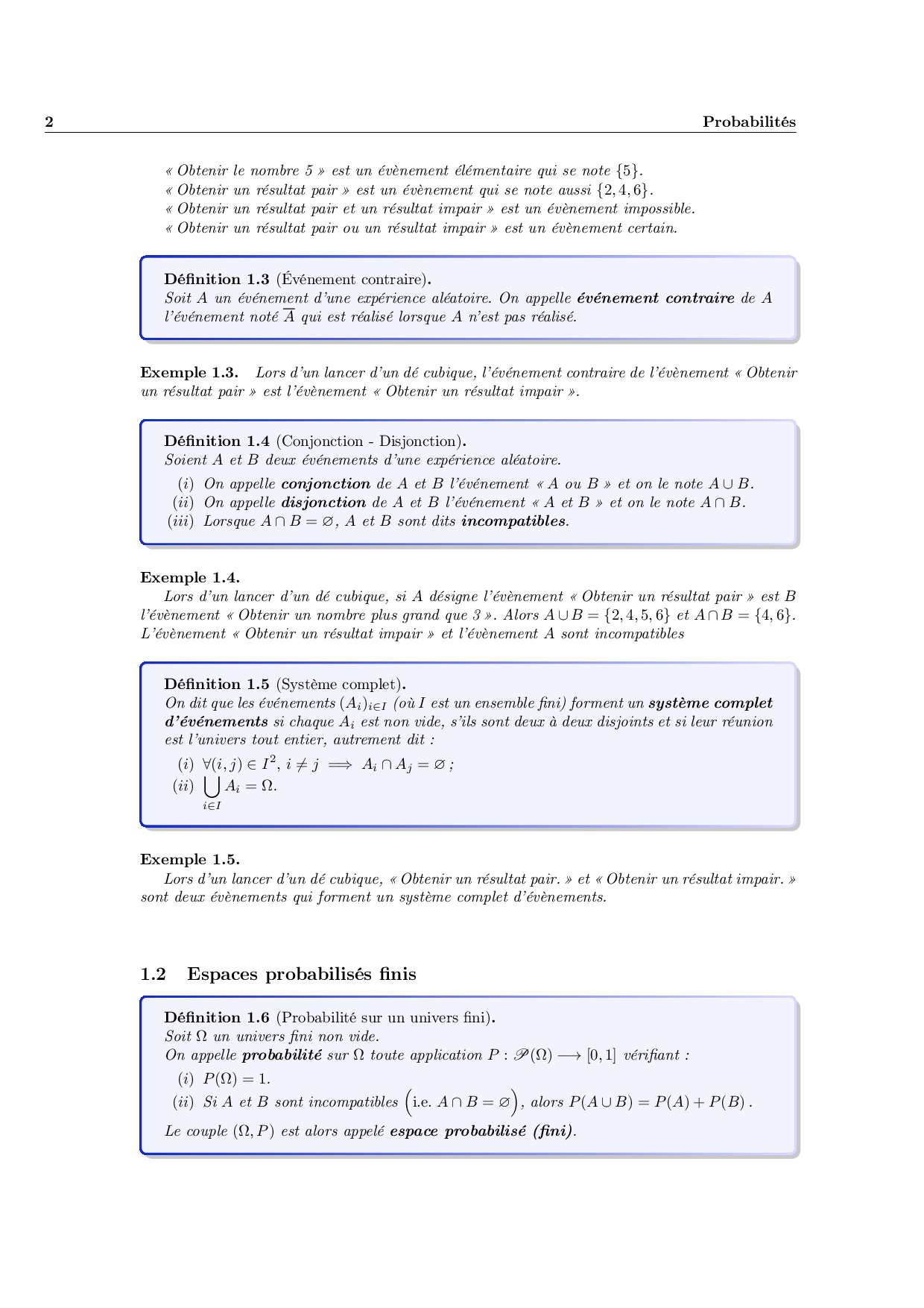 Probabilités : Cours - AlloSchool