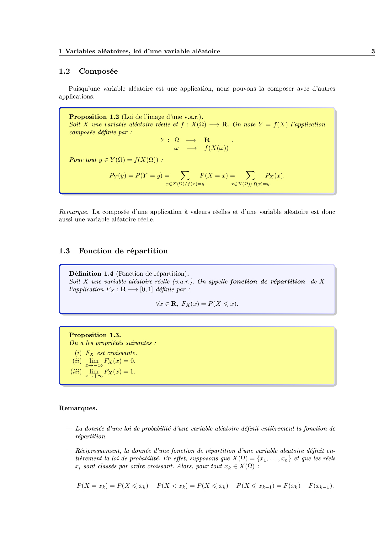 Variables aléatoires : Cours - AlloSchool