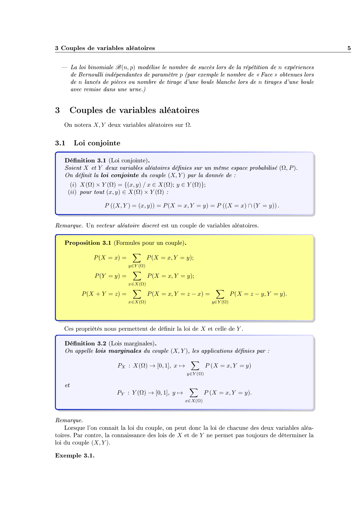 Variables aléatoires : Cours - AlloSchool