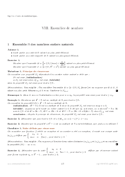 Cours Ensembles de nombres - AlloSchool