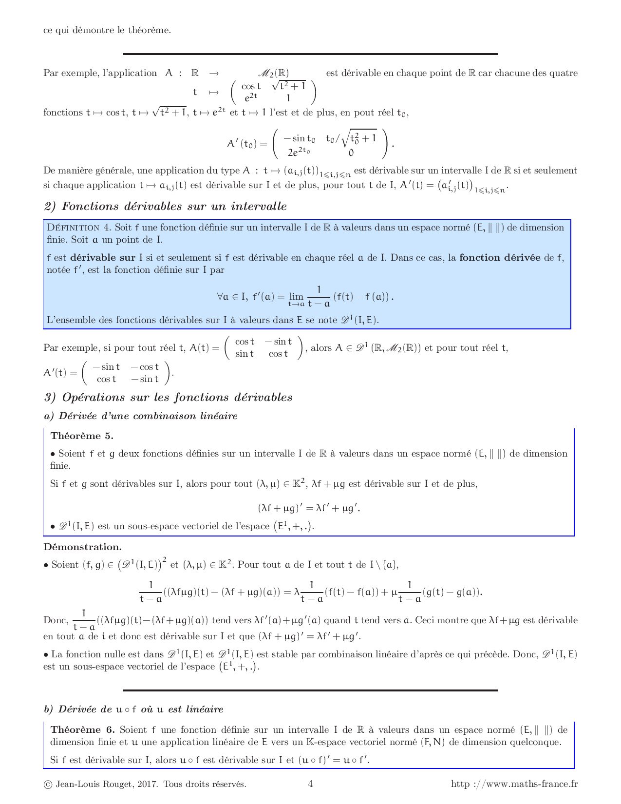Cours Fonctions vectorielles - AlloSchool