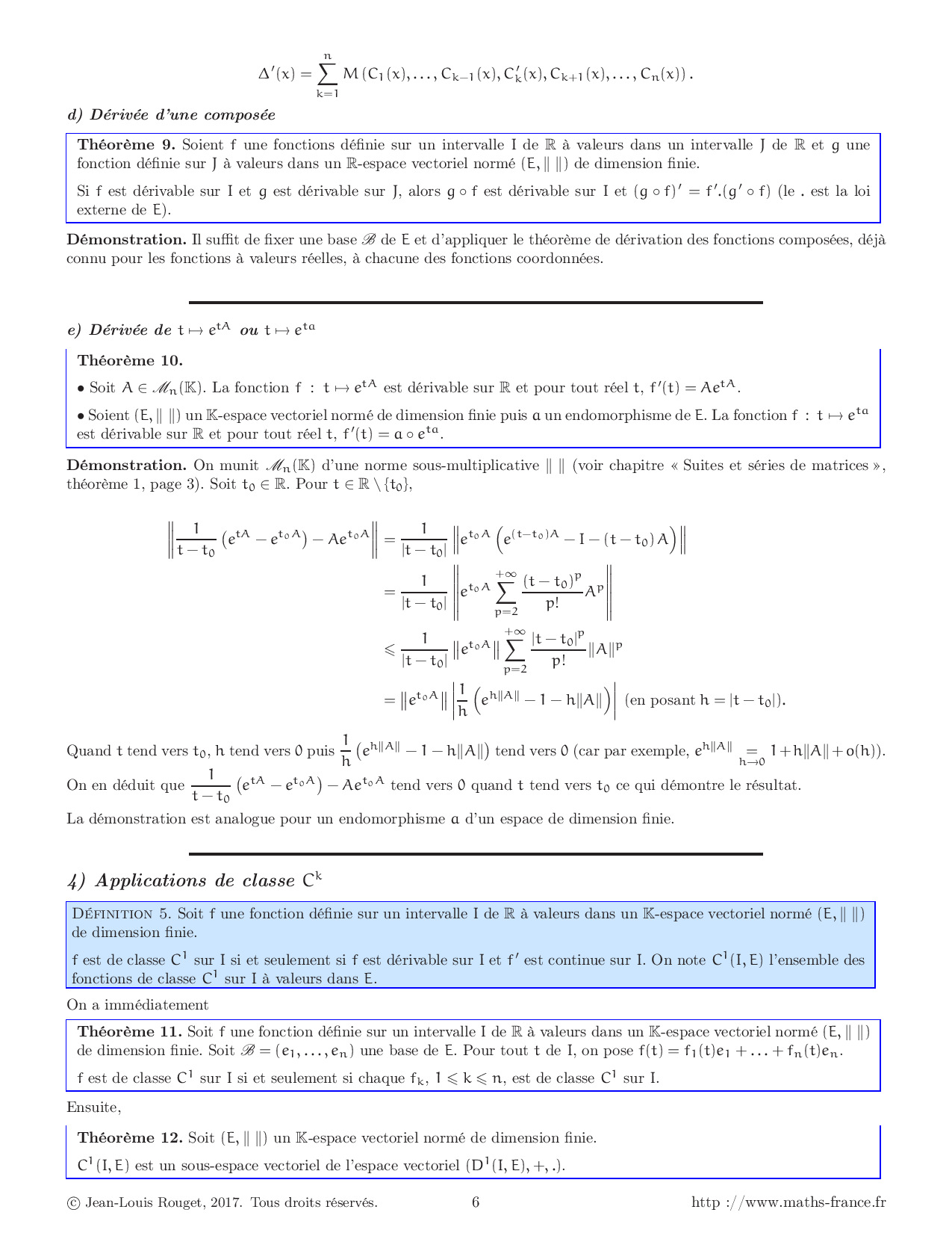 Cours Fonctions vectorielles - AlloSchool