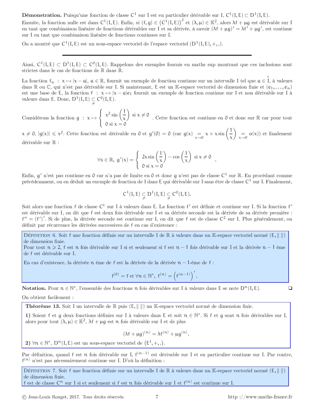 Cours Fonctions vectorielles - AlloSchool