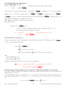 Polynômes de Tchebychev - AlloSchool