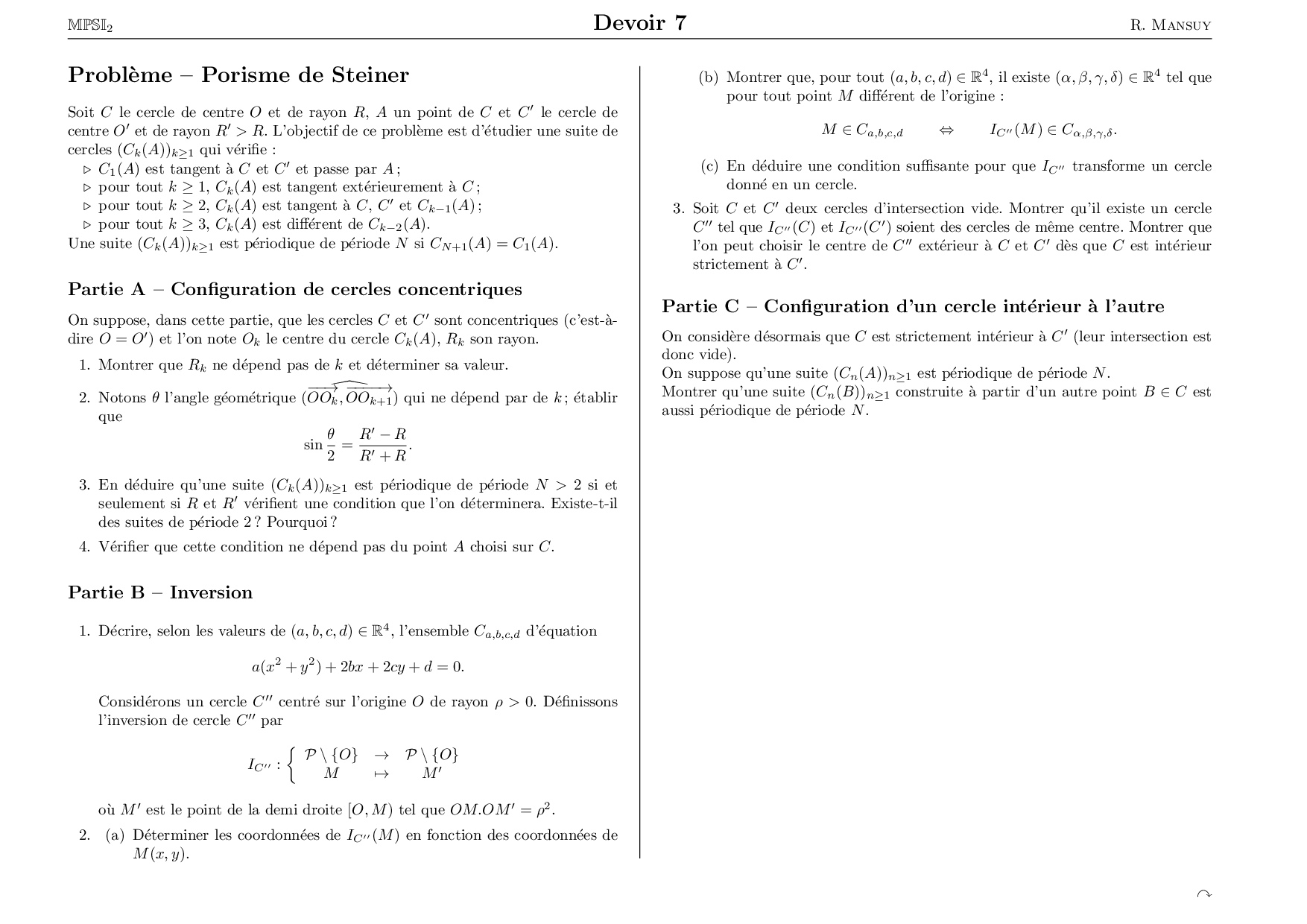 39 devoirs difficiles (sans corrigé) - AlloSchool