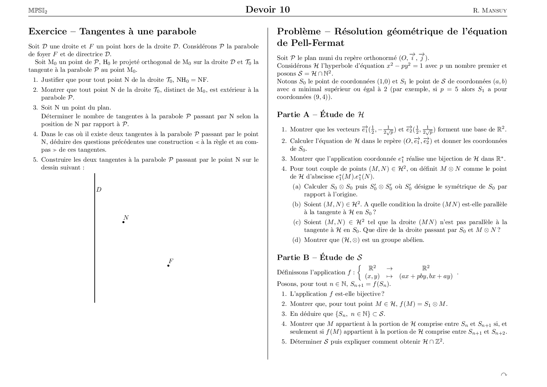 39 devoirs difficiles (sans corrigé) - AlloSchool