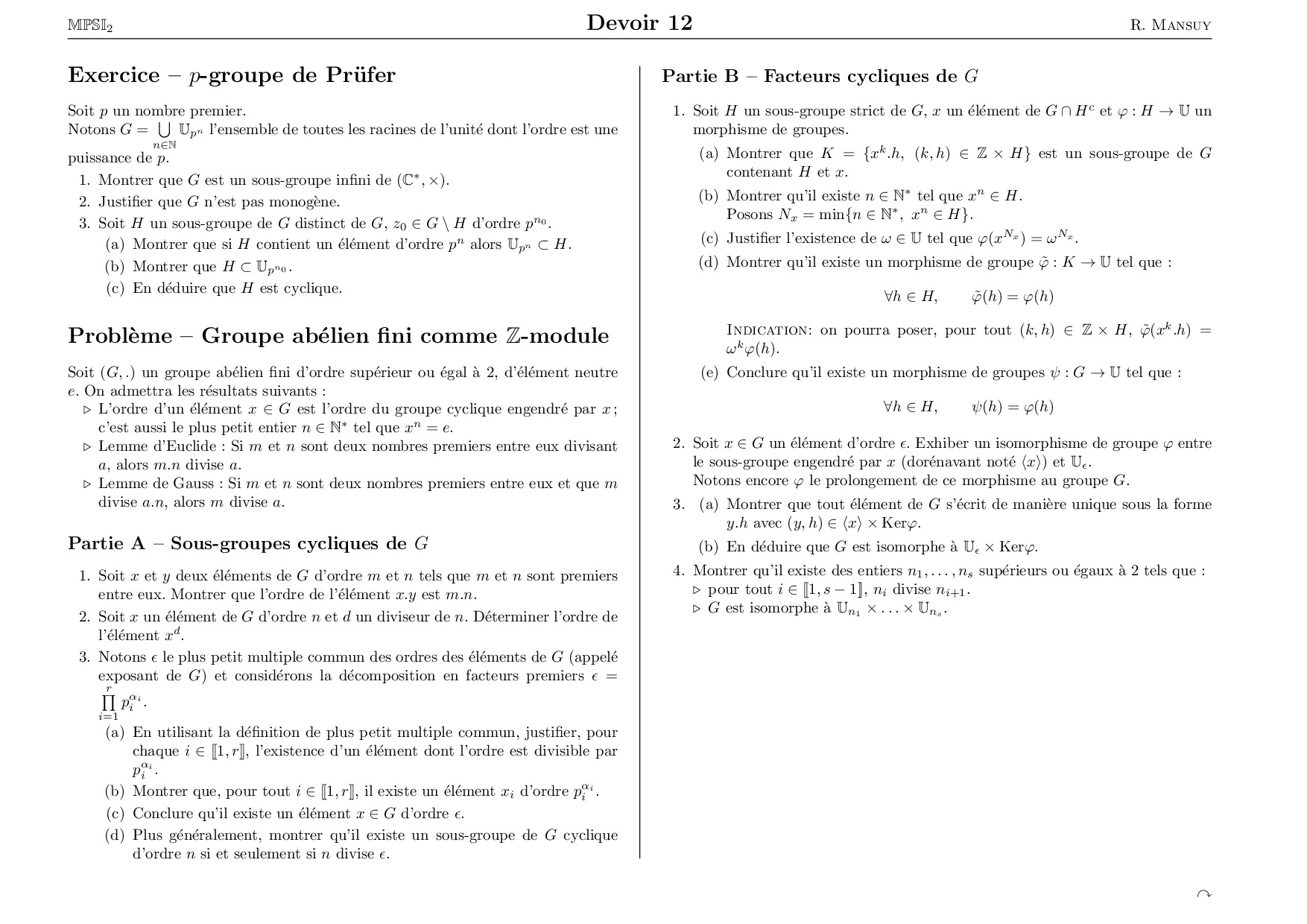 39 devoirs difficiles (sans corrigé) - AlloSchool