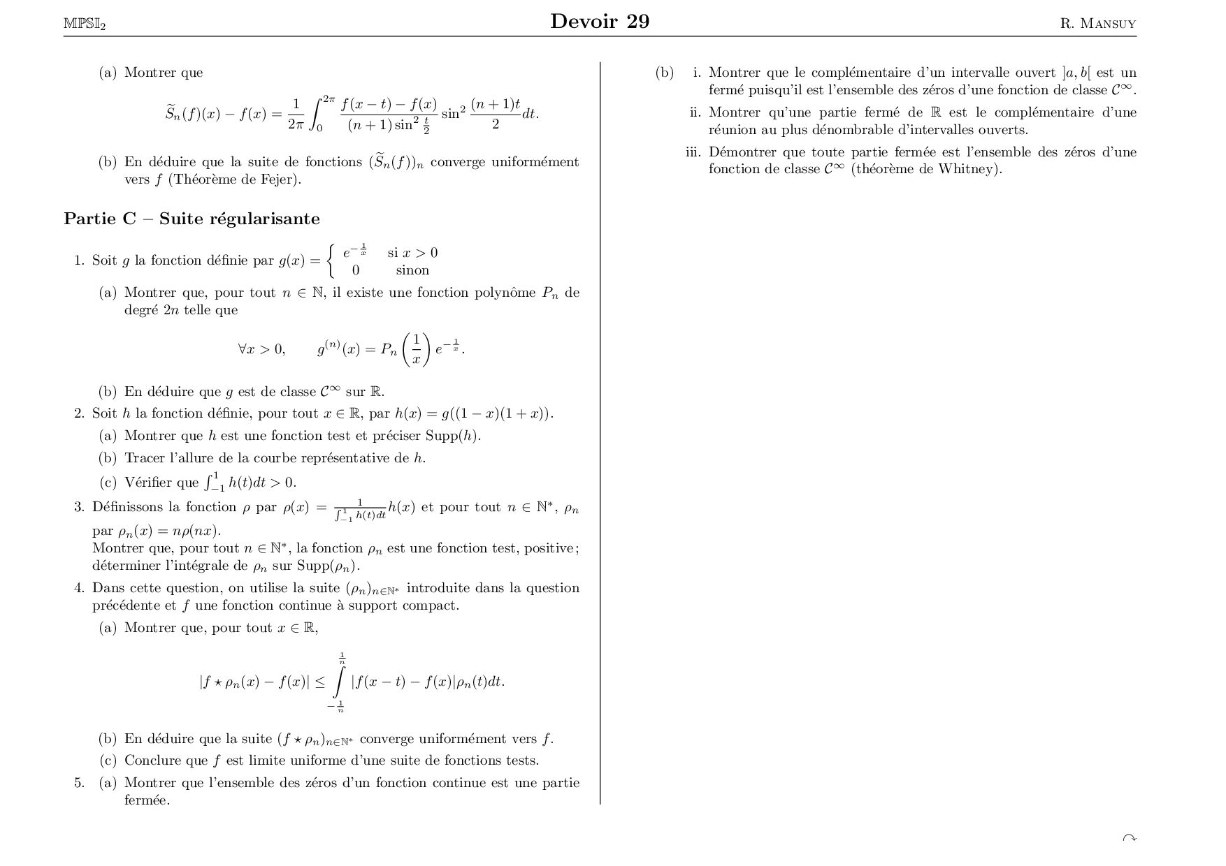 39 devoirs difficiles (sans corrigé) - AlloSchool