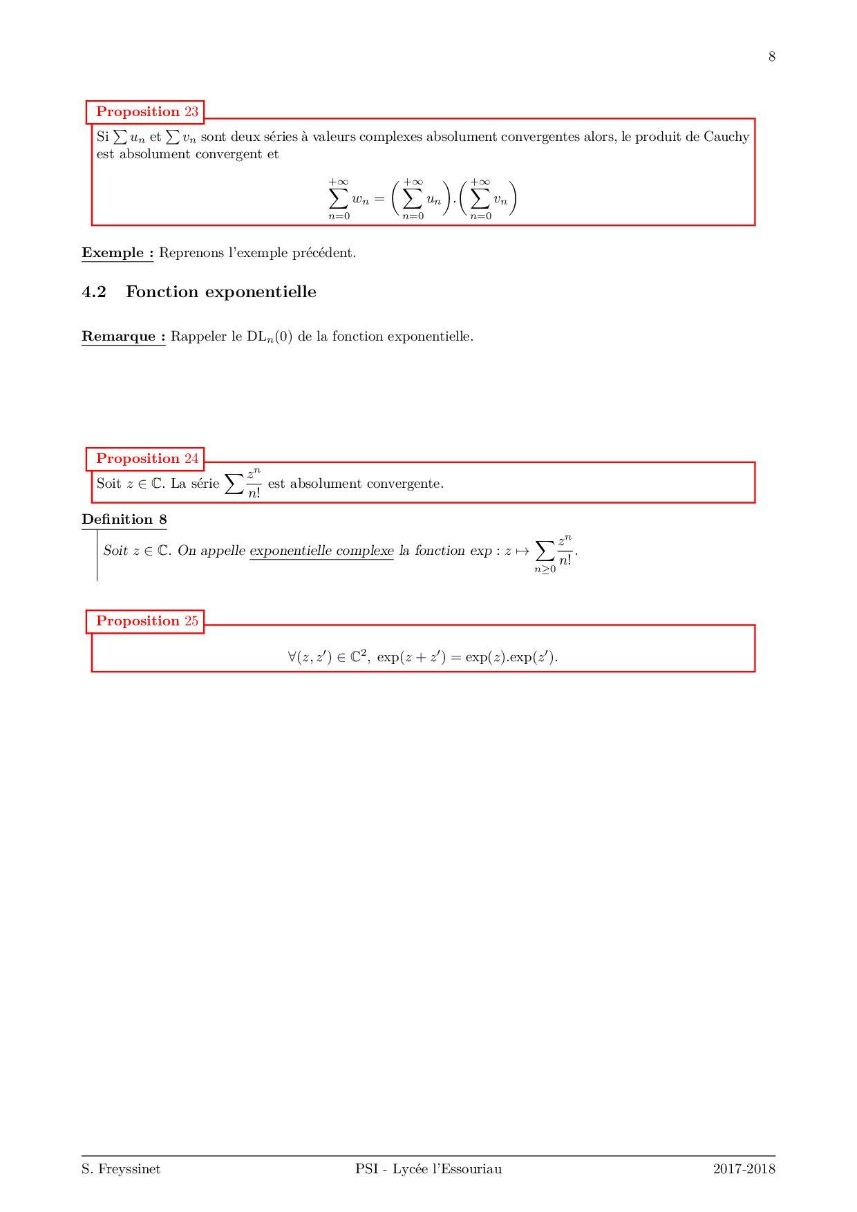 Séries numériques : Cours - AlloSchool