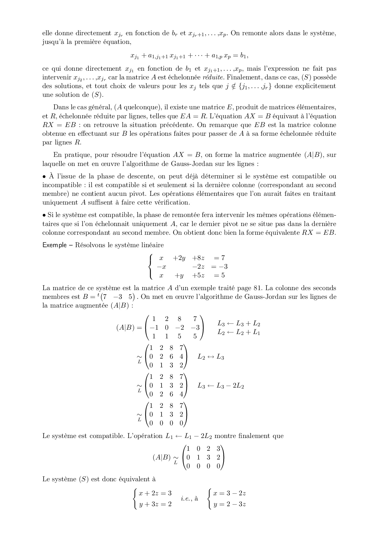 Les matrices : Cours - AlloSchool