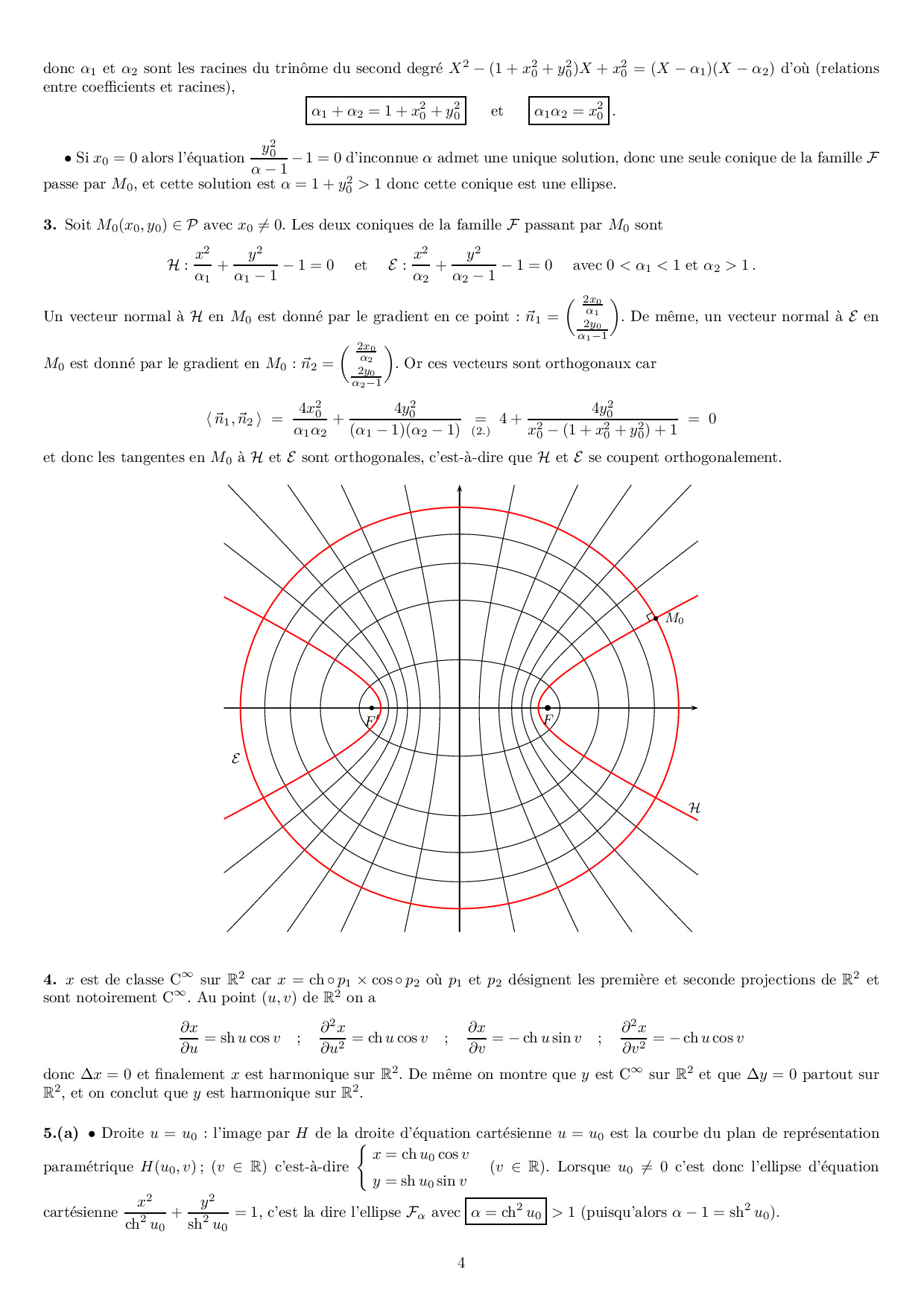 Calcul différentiel : Corrigé - AlloSchool