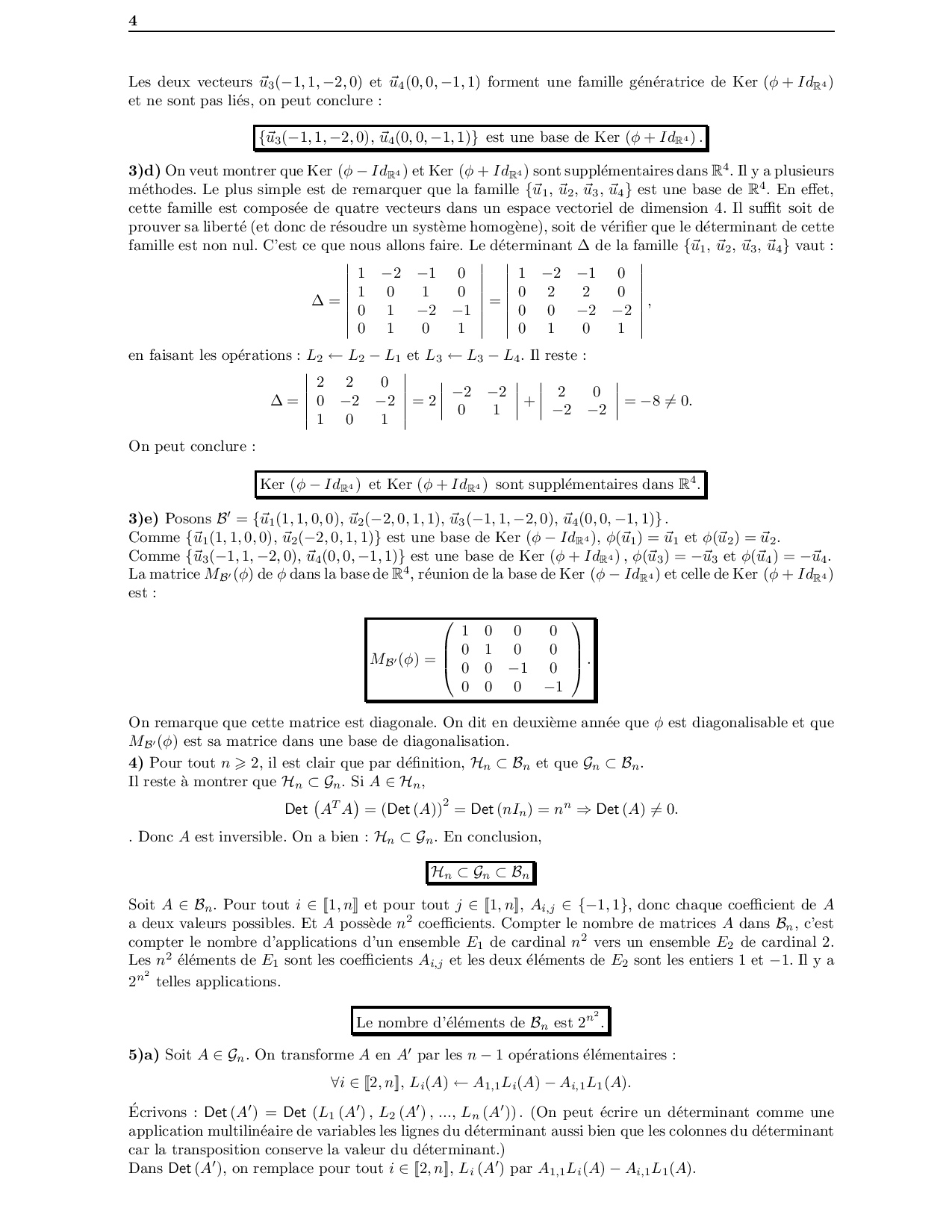 Corrigé devoir 3 - AlloSchool