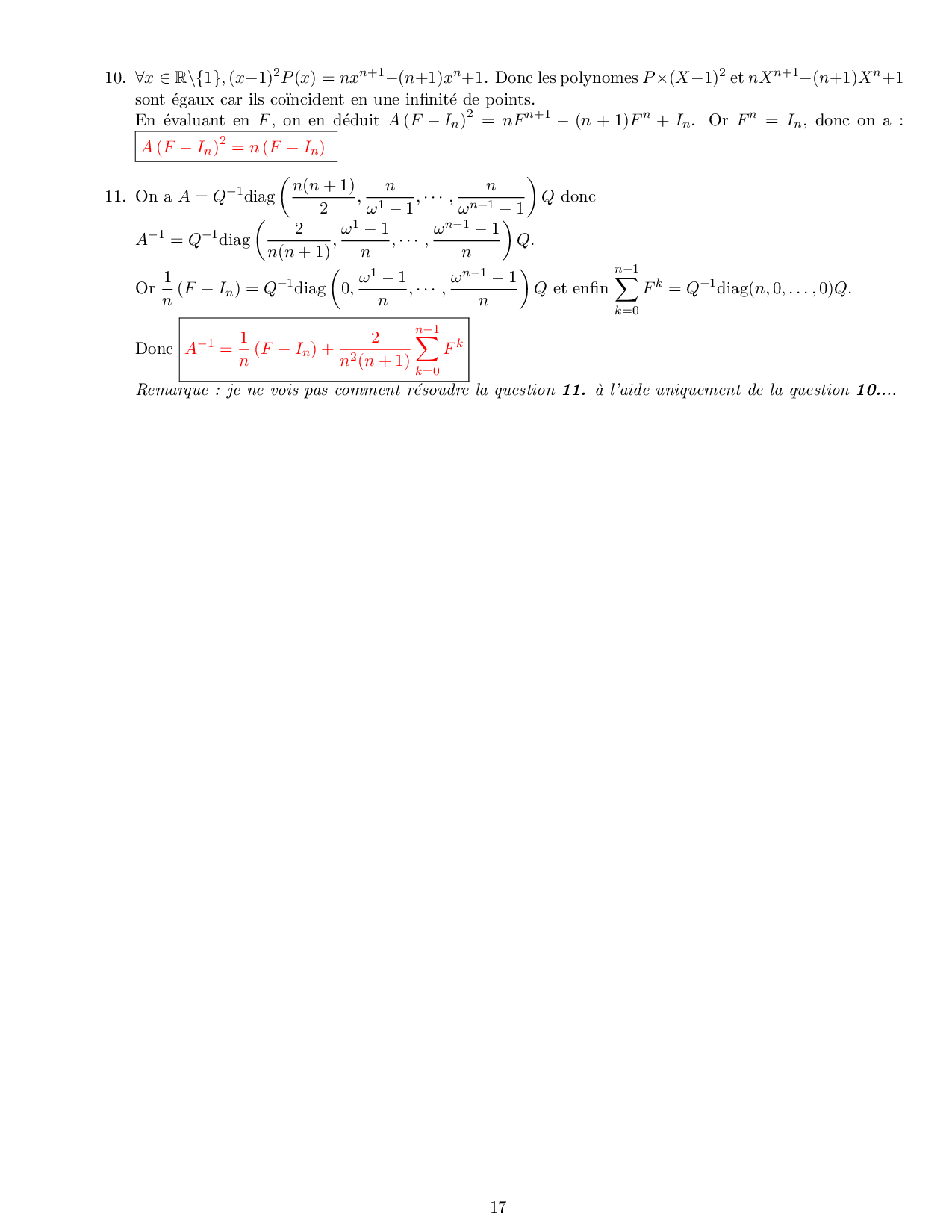 E3A MP 2022 Maths 1 - Corrigé - AlloSchool