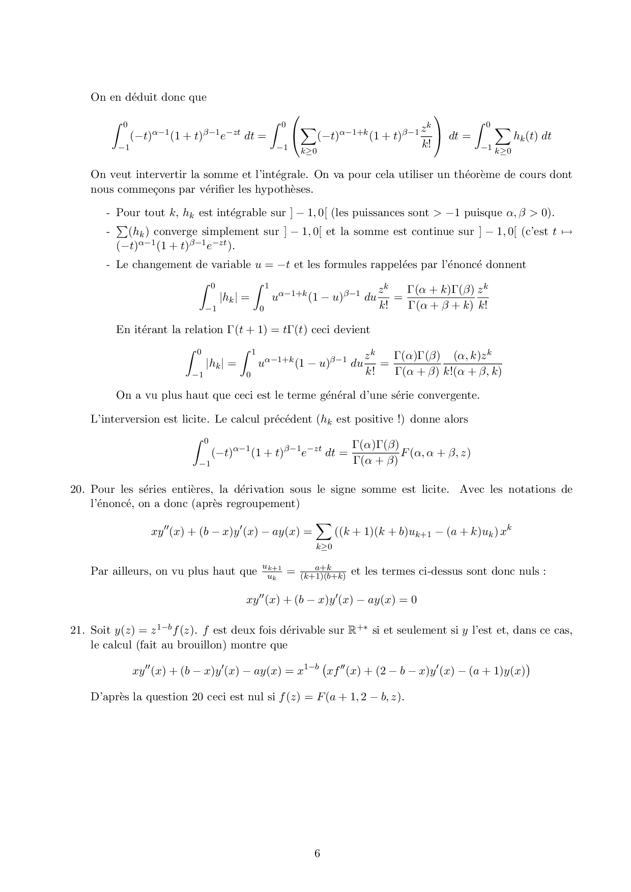 Mines-Ponts PSI 2006 Maths 1 Corrigé - AlloSchool
