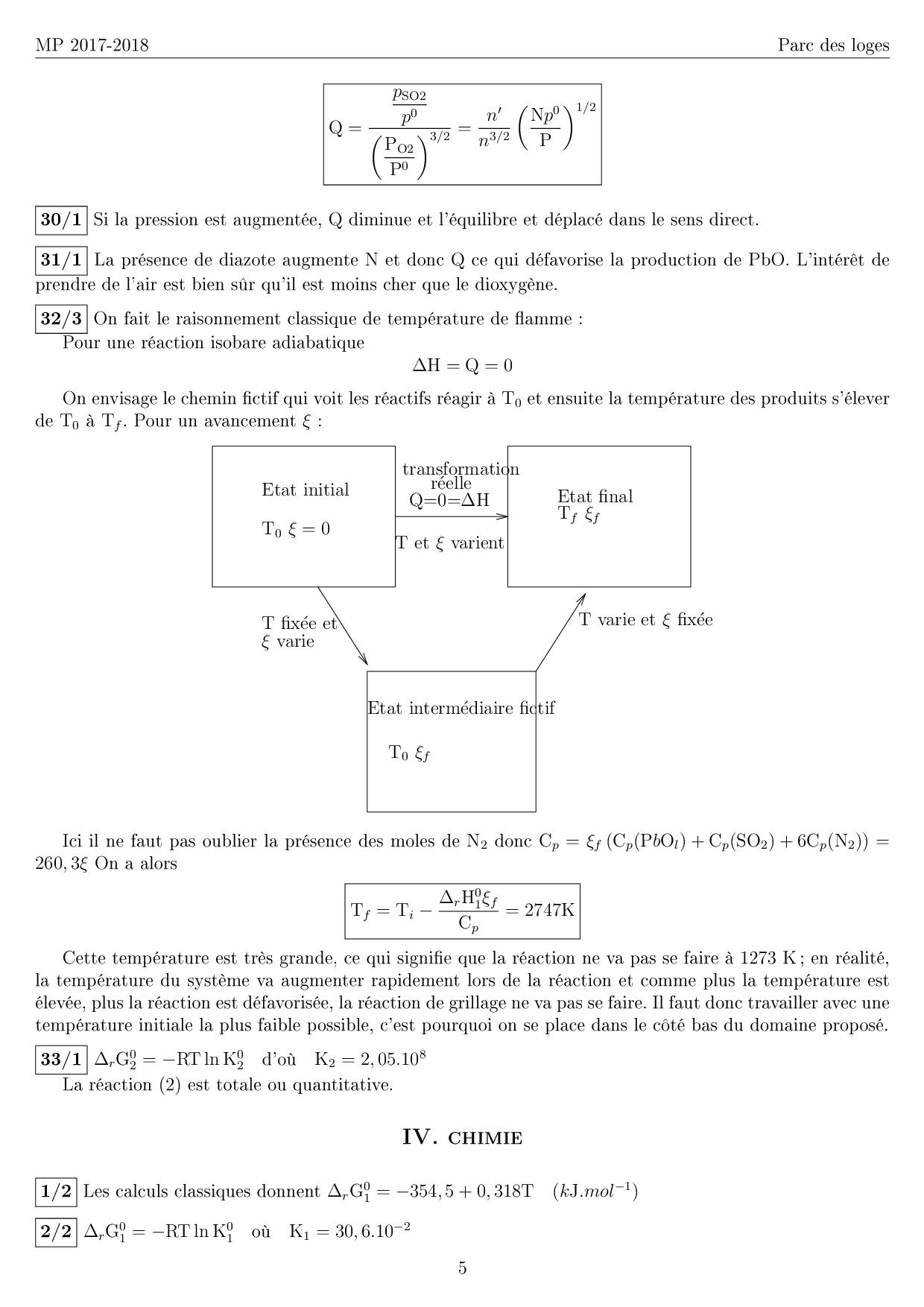 Corrigé devoir 5 - AlloSchool