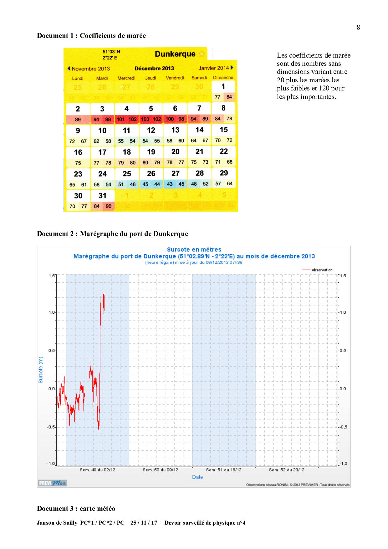 Devoir 4 (Mécanique des fluides) - AlloSchool
