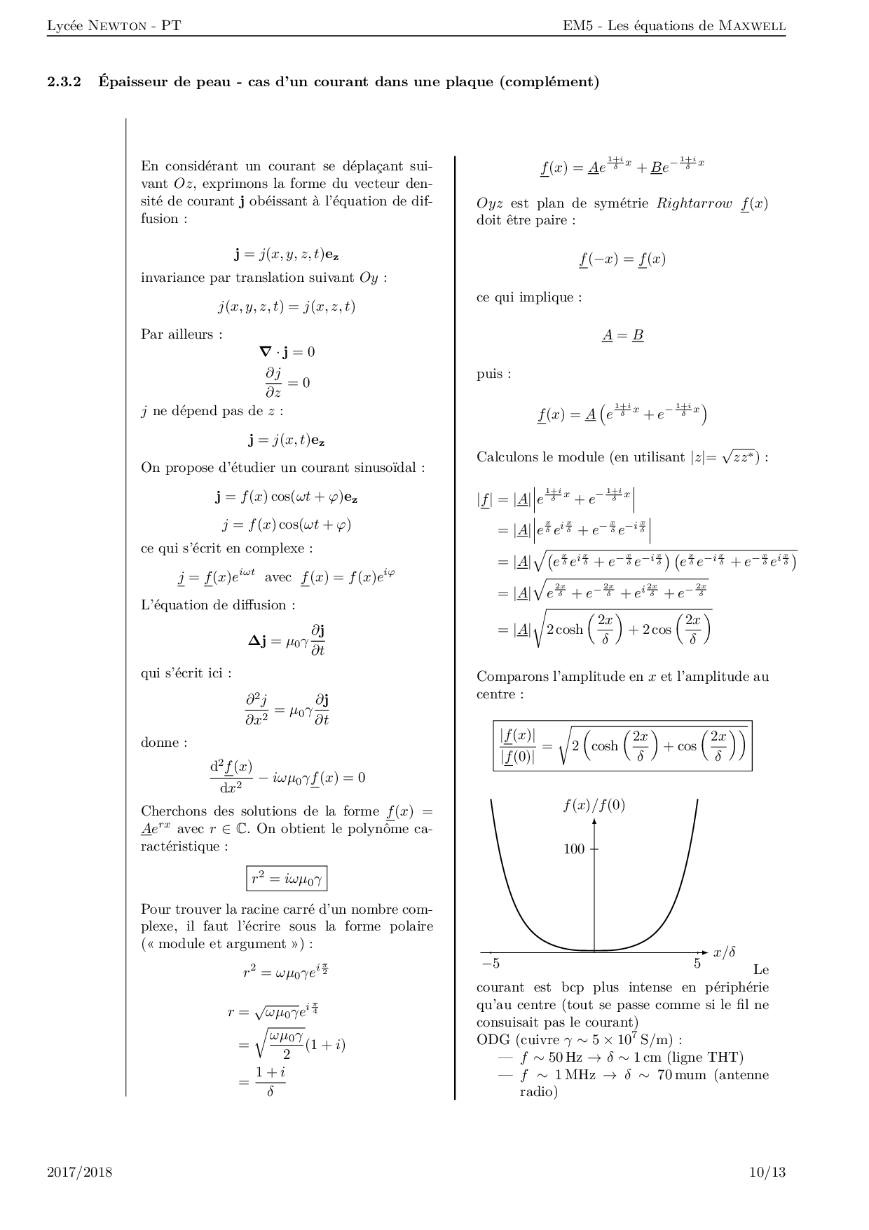 Les équations de Maxwell - Cours - AlloSchool