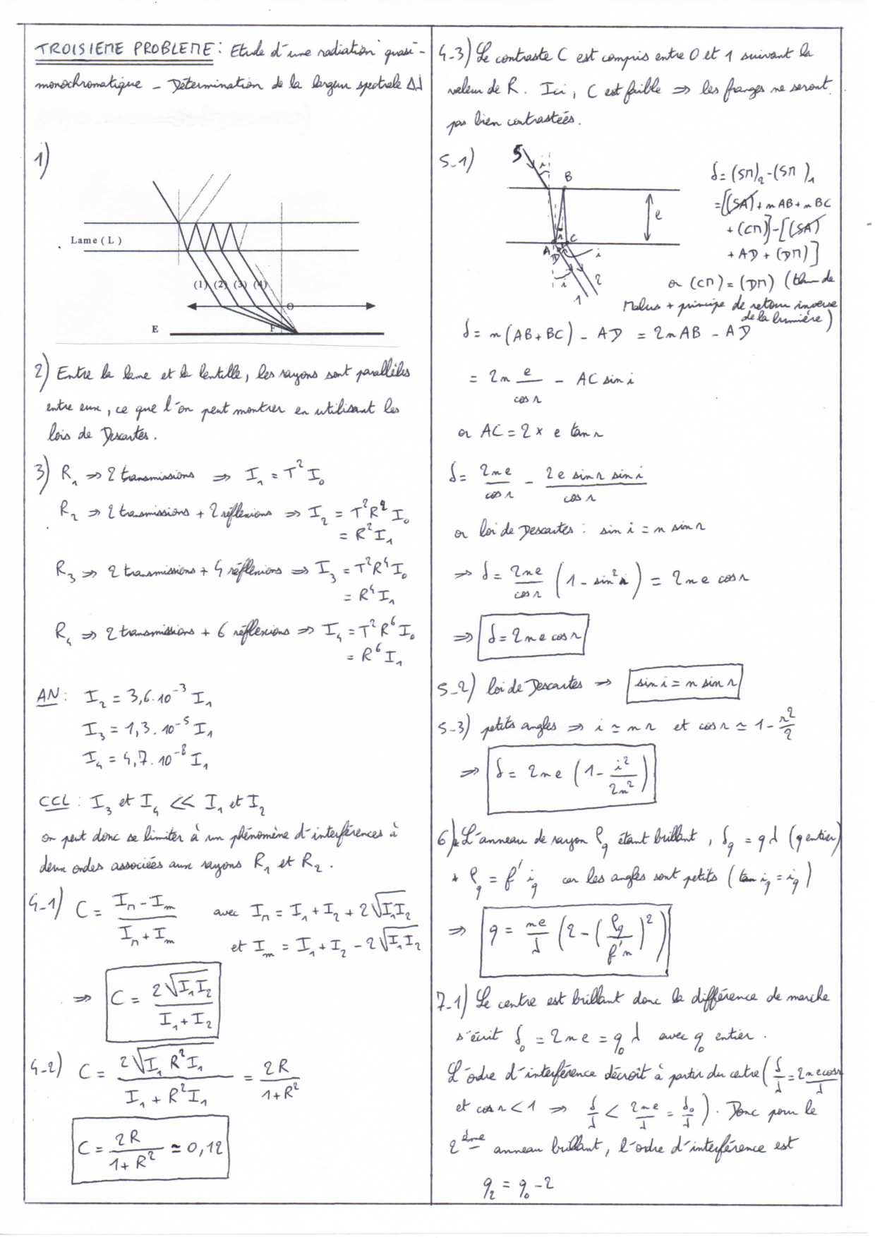 Corrigé DS 5 - AlloSchool