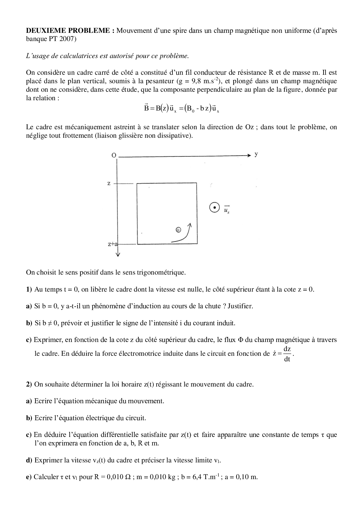 DL 6 (électromagnétisme) - AlloSchool