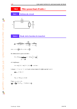 Quelques filtres et leur diagramme de Bode - AlloSchool