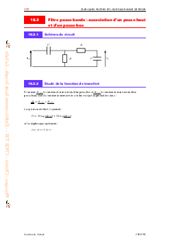 Quelques filtres et leur diagramme de Bode - AlloSchool