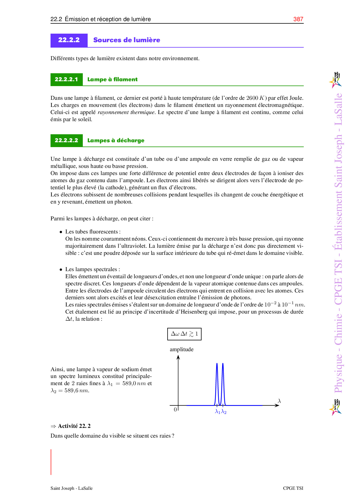 La lumière - AlloSchool