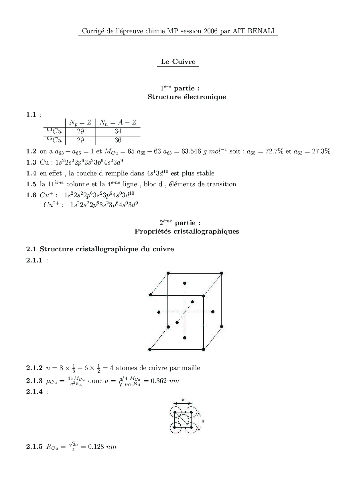 bac svt nouméa 2006 corrigé
