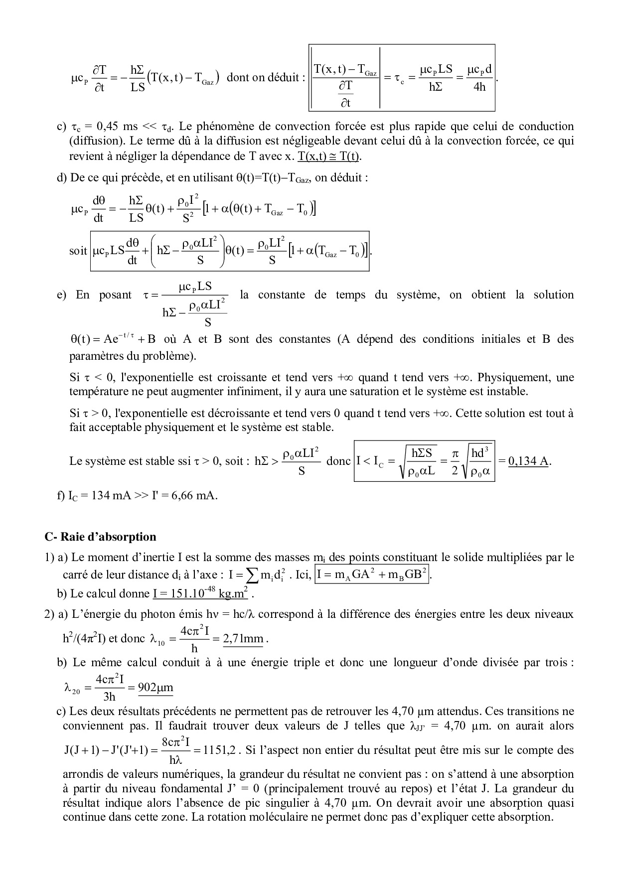 corrigé bac 2007 physique chimie