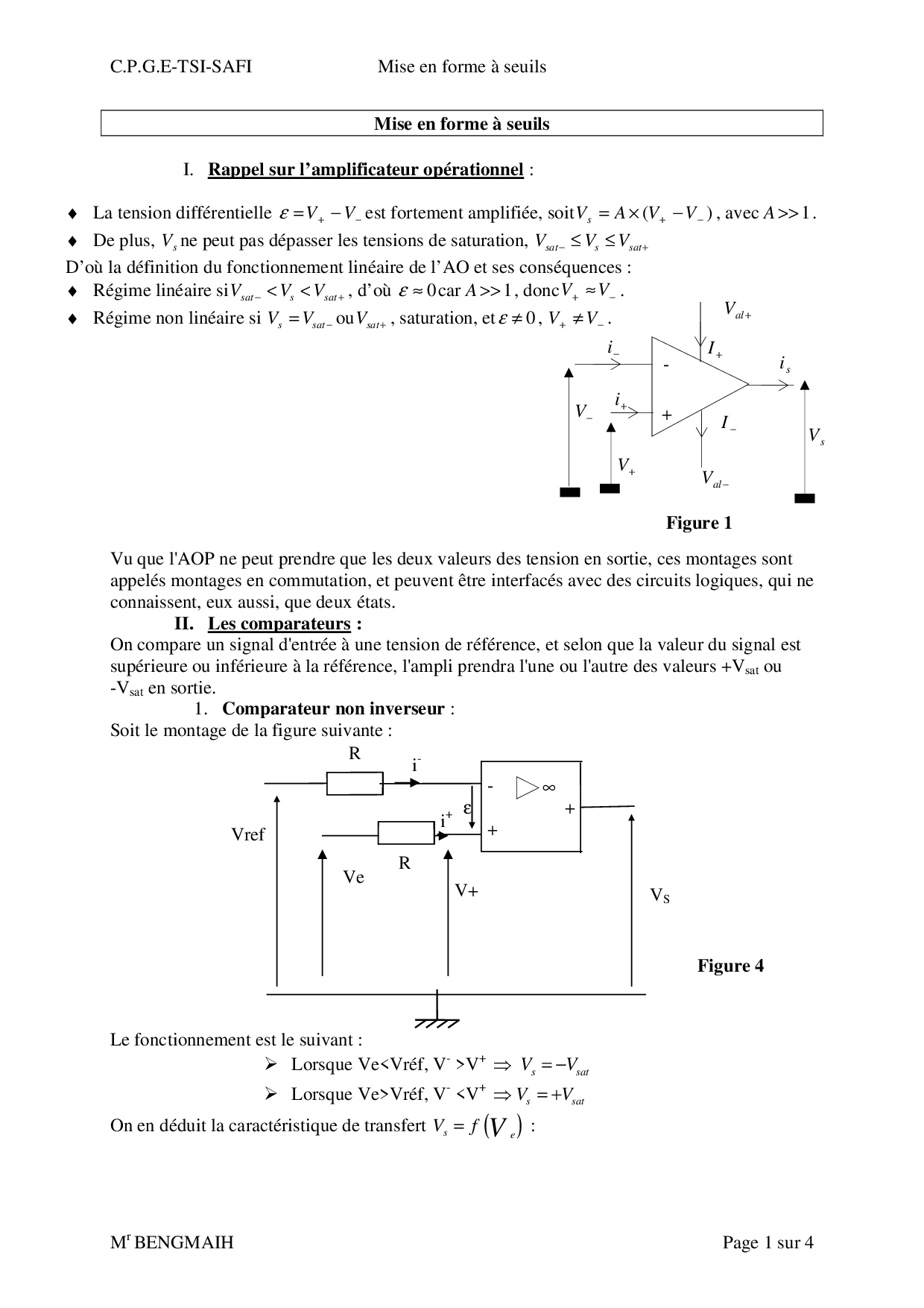 3) les comparateurs (Mise en forme) - AlloSchool