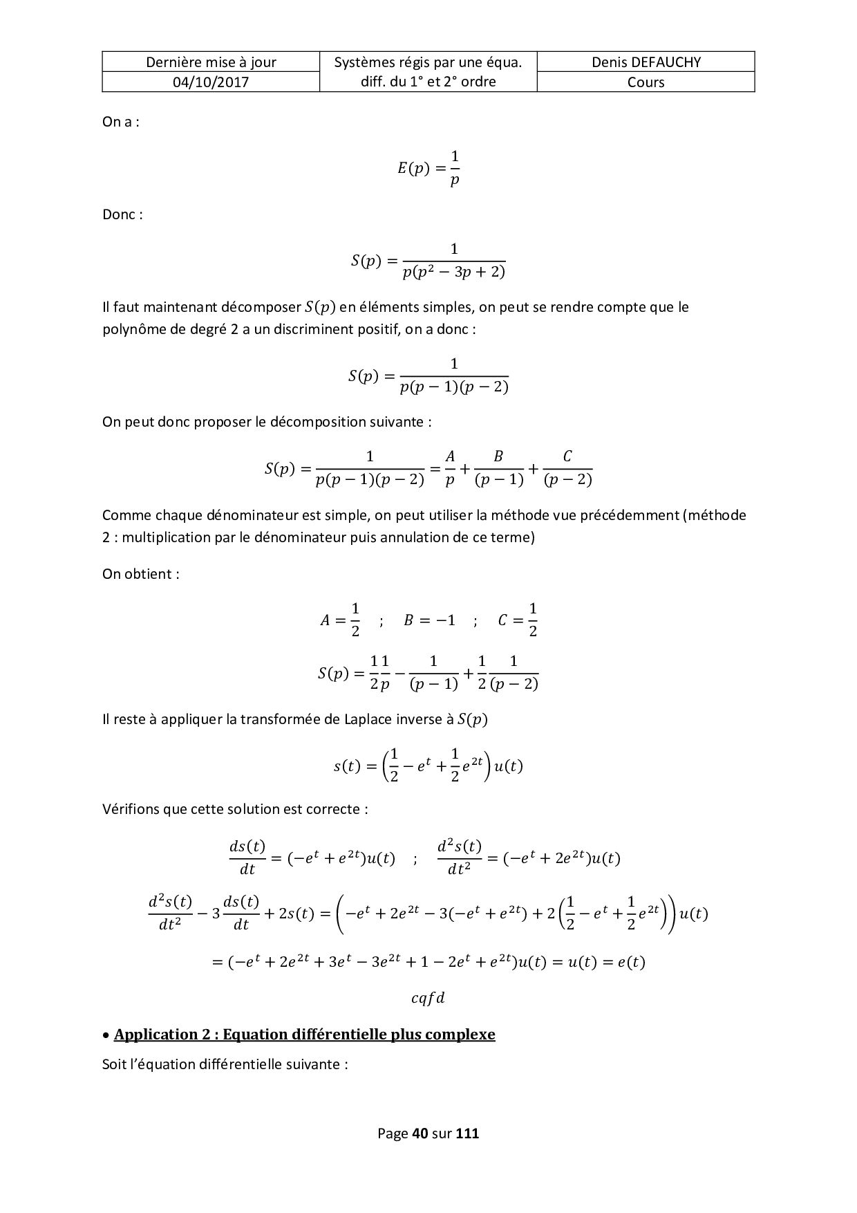 Cours complet : SLCI - Généralités - AlloSchool