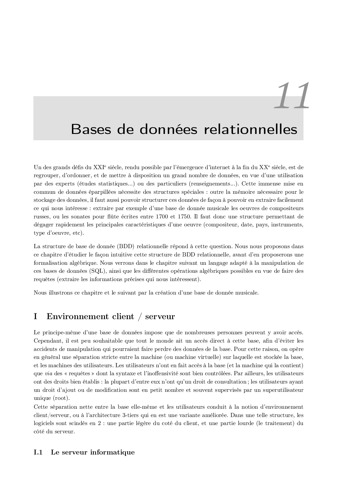 Bases De Données Relationnelles Alloschool