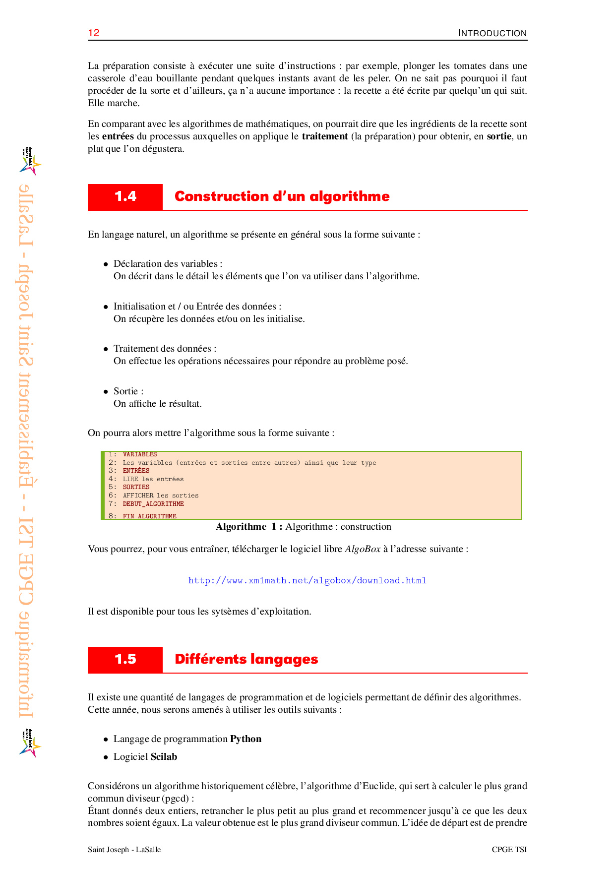 Algorithmique (Introduction) - AlloSchool