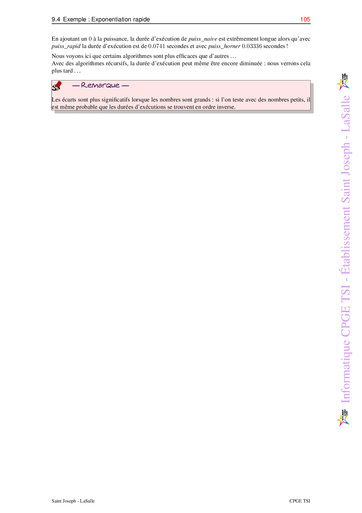 Complexité d’un algorithme - AlloSchool