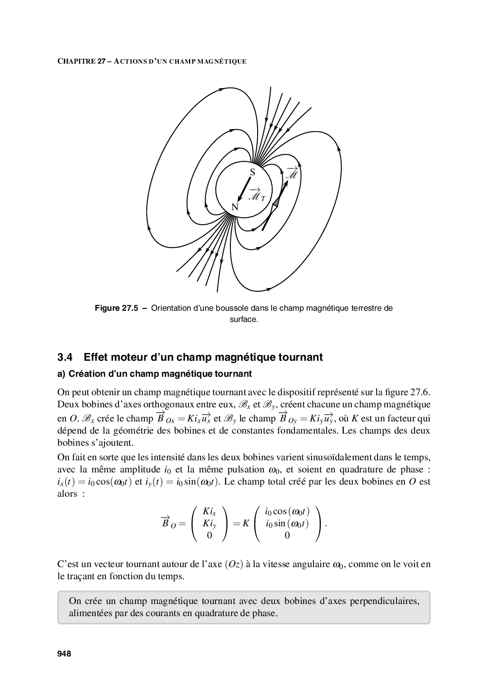 Actions d’un champ magnétique - AlloSchool