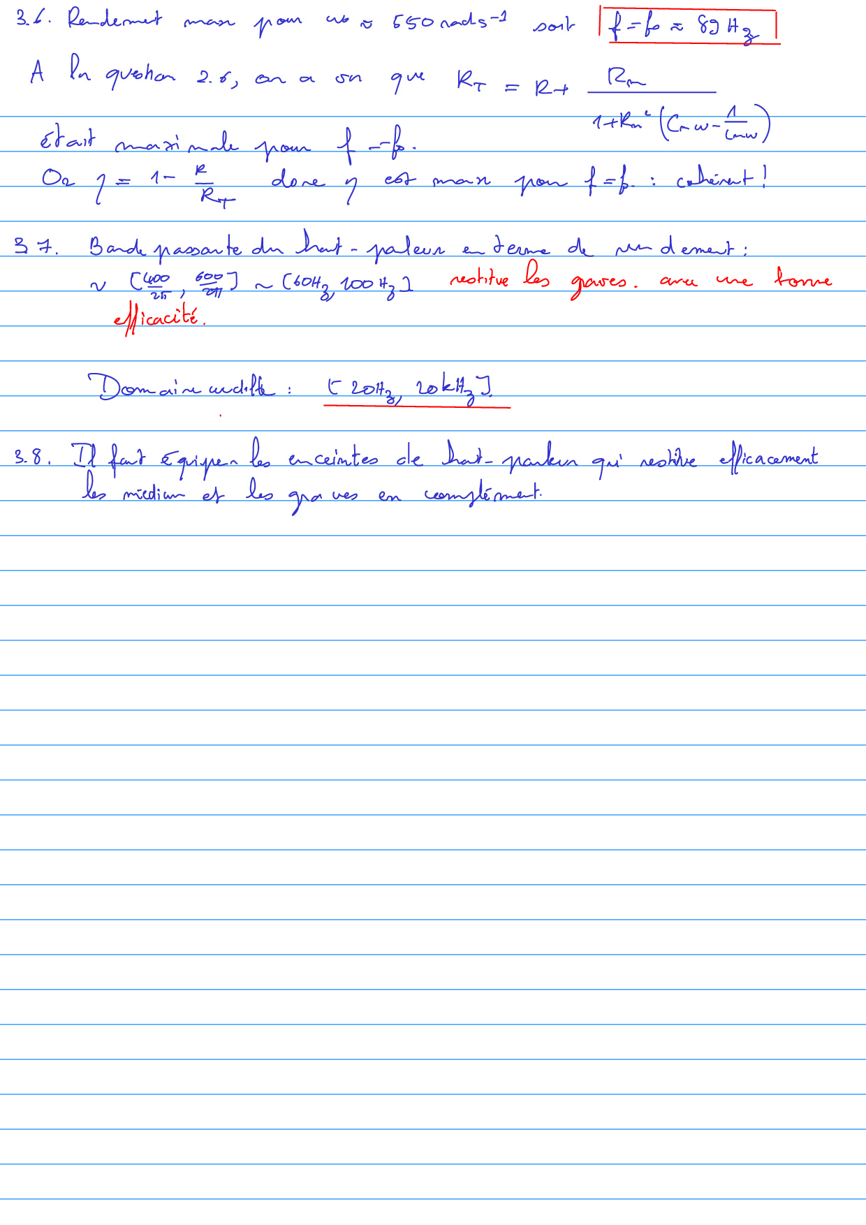 Corrigé devoir 9 - AlloSchool