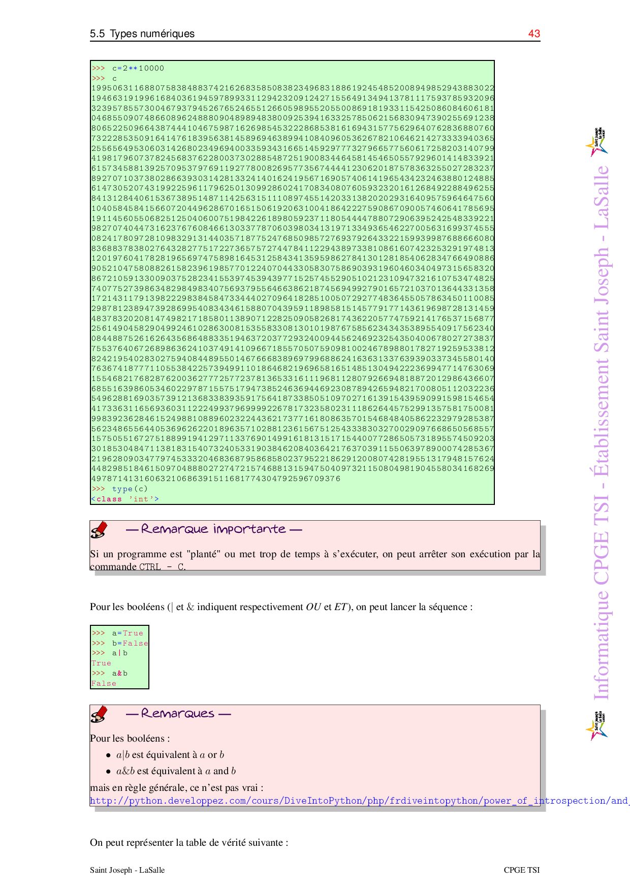 Python en mode calculatrice - AlloSchool