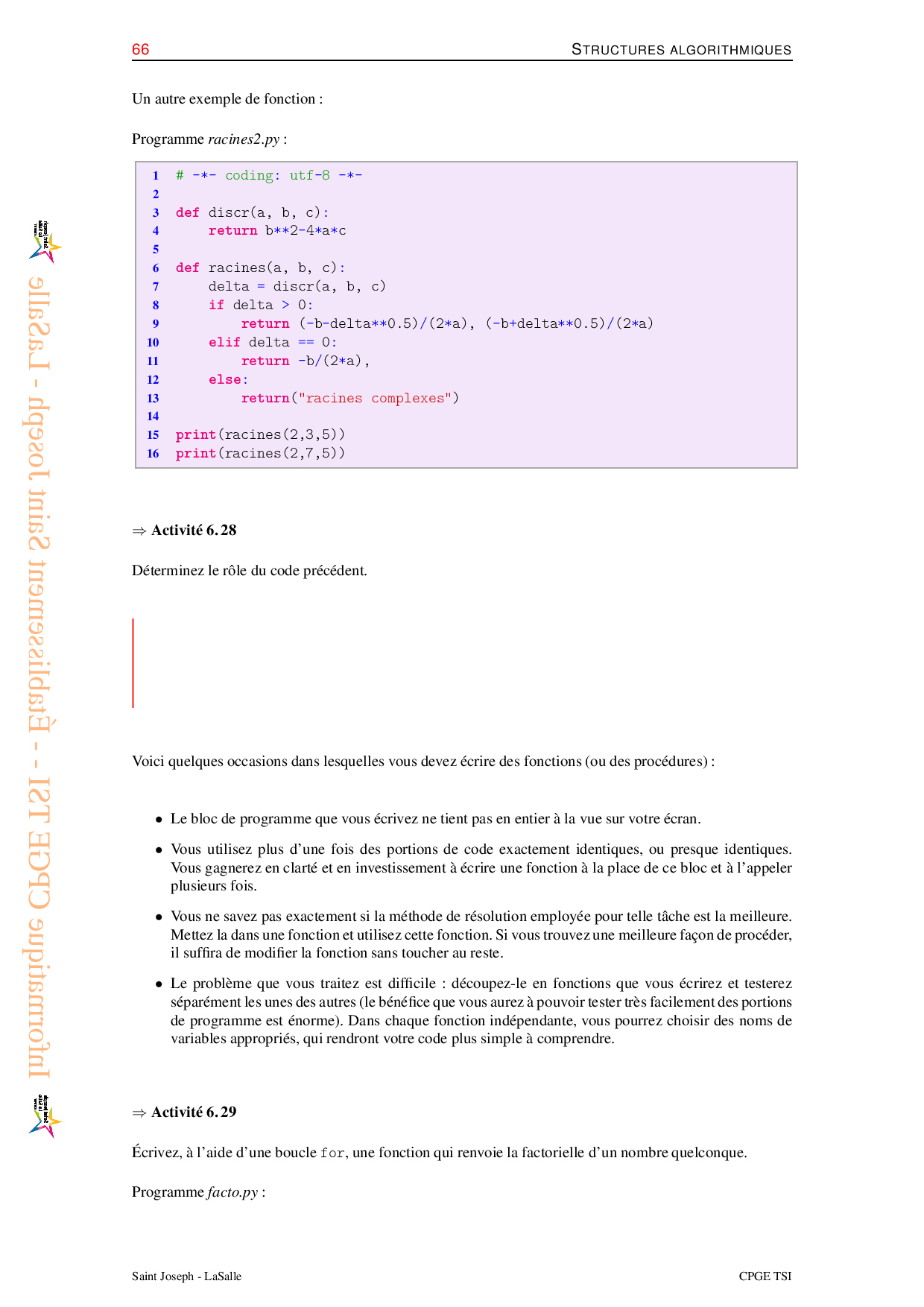 Structures algorithmique - AlloSchool