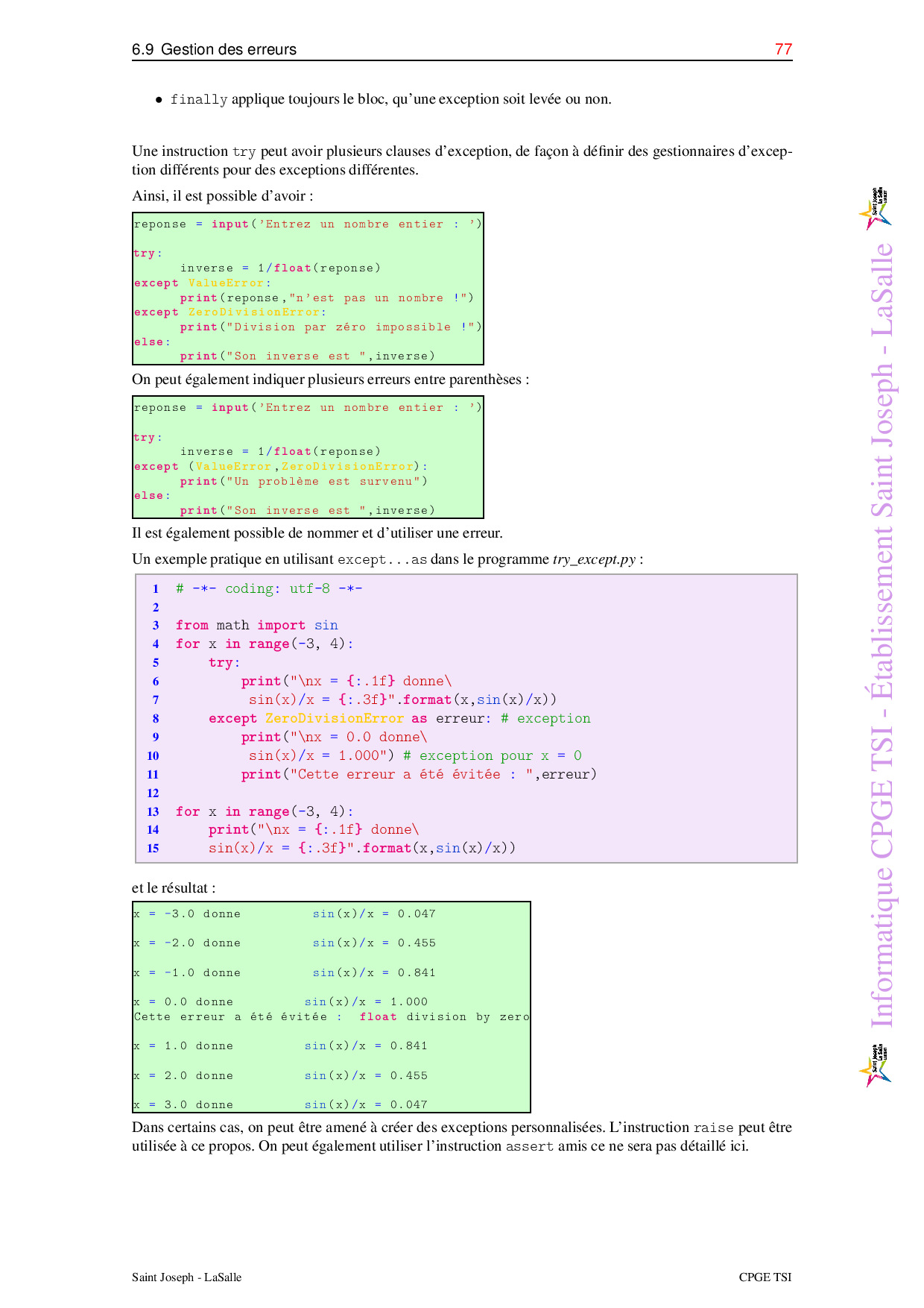 Structures algorithmique - AlloSchool
